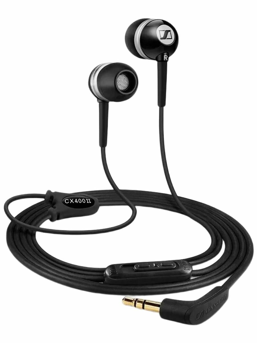 Наушники проводные Sennheiser CX 400-II Precision, 3.5 mm, черный