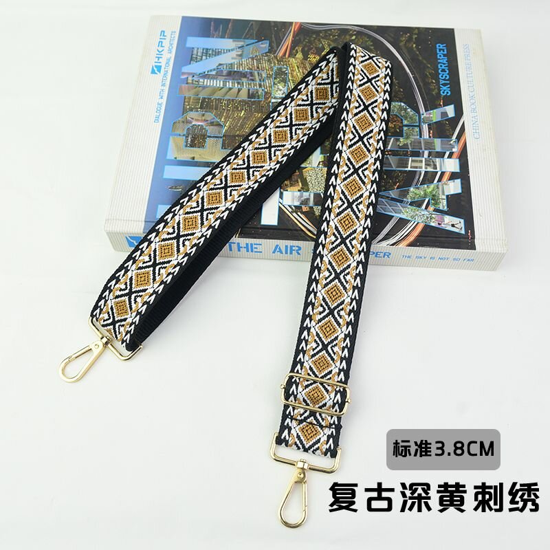 Вышитая женская сумка с регулируемым плечевым ремнем, кроссбоди, этнический стиль, ретро, расширенная европейская и американская жаккардовая мода