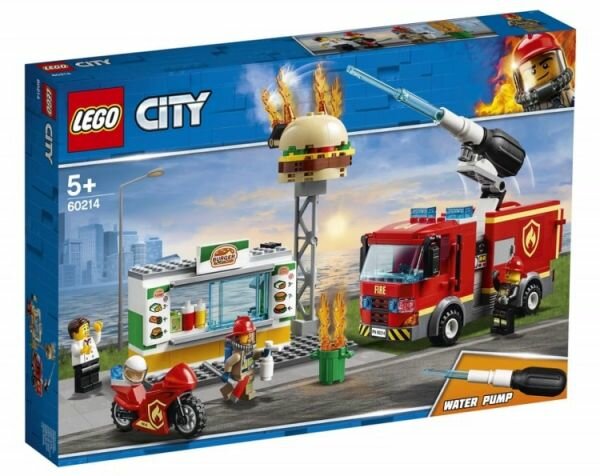 Lego 60214 City Пожар в бургер-кафе