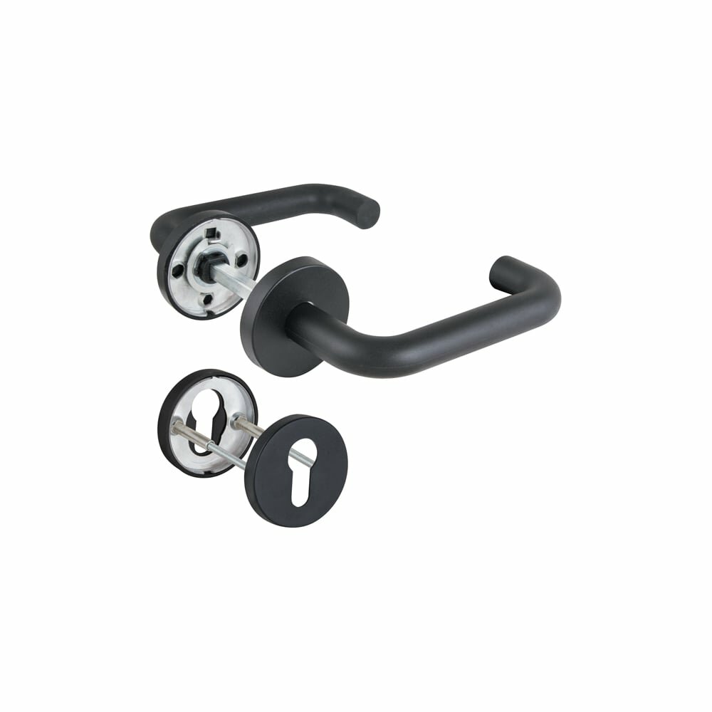 Комплект дверных ручек Fuaro DH-0219 NE