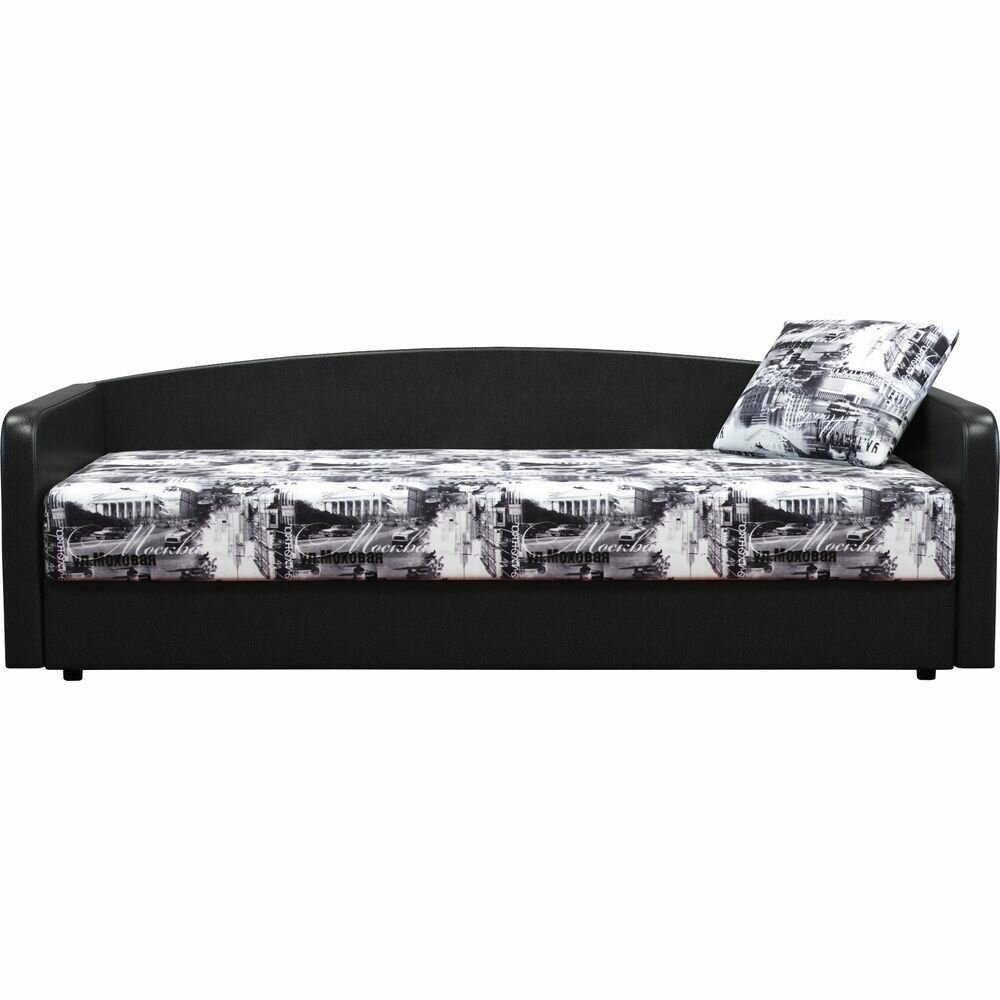 Диван тахта Наш Диван Карина А22 флок серый