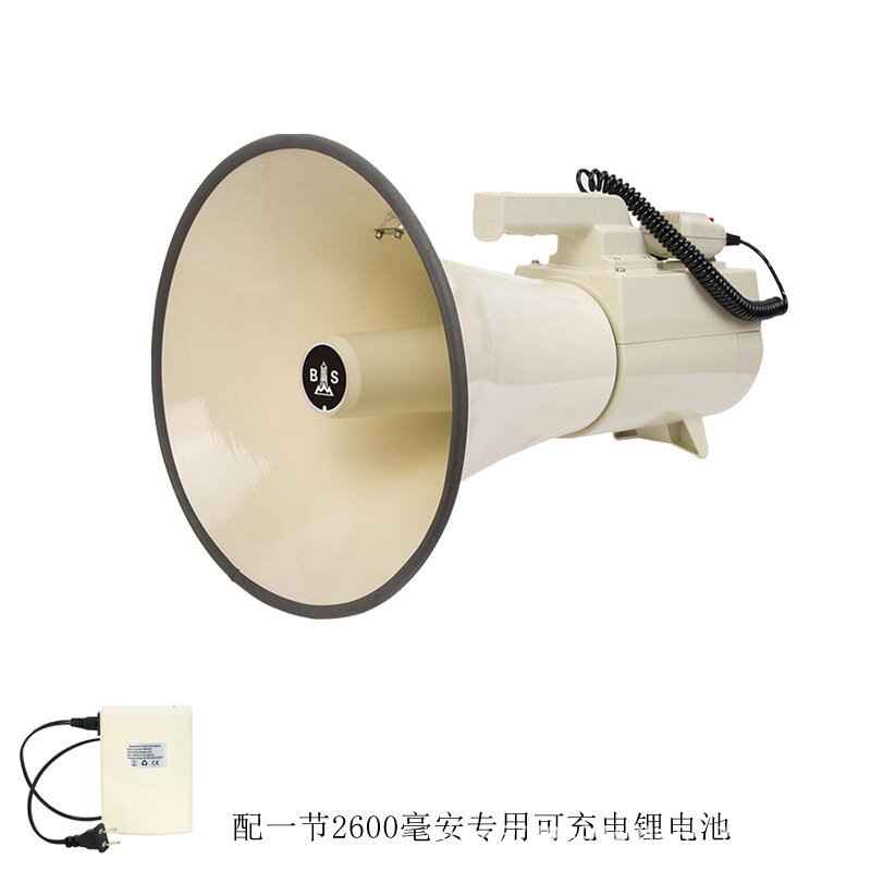 100-ваттный громкоговоритель, мощный динамик, мегафон, 2000m громкоговорителей, запись в цикле, 100-ваттный динамик с USB