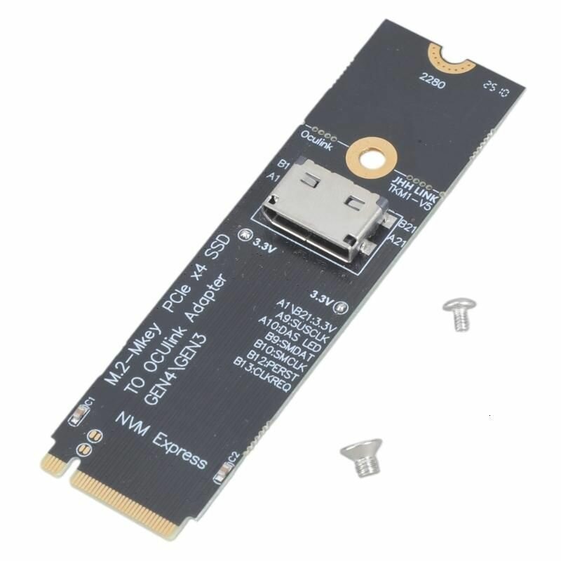 M.2 nvme до U.2 Oculink Adapter для 2,5 дюйма U.2 (SFF 8639) SSD -преобразователь быстро