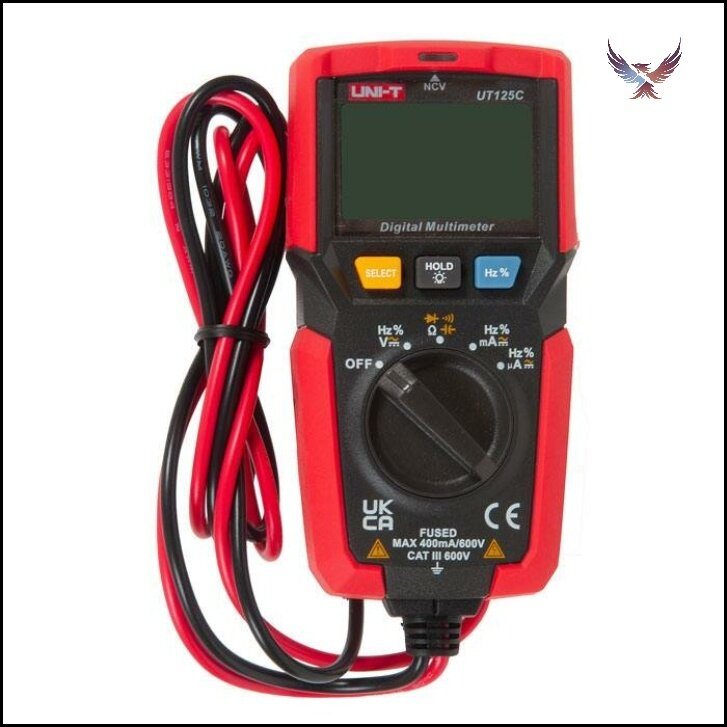 Мультиметр UNI-T UT125C, карманный, цифровой, подсветка, автодиапазон
