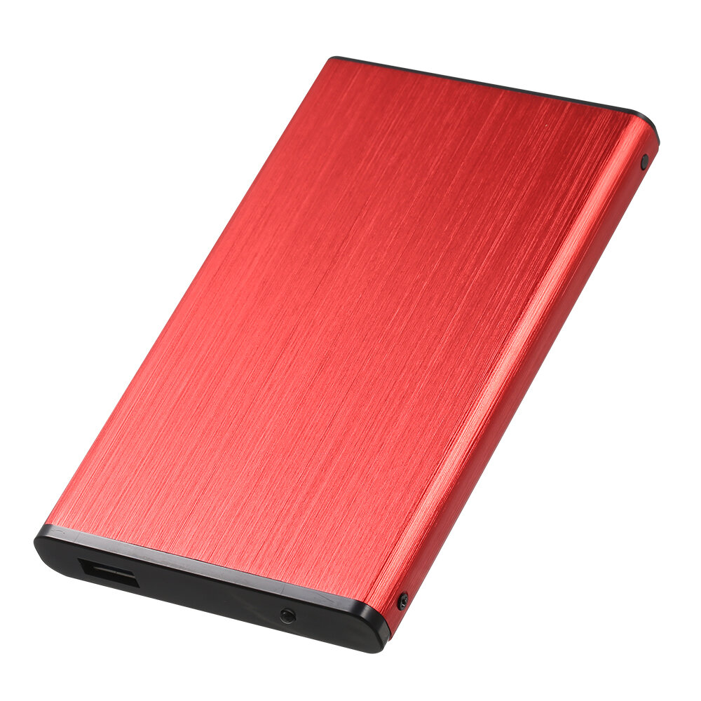 Корпус для мобильного жесткого диска USB3.0 2.5 дюйма внешний SATA HDD/SSD USB3.0 алюминиевый корпус красный