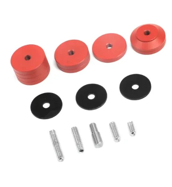 Комплект стабилизатора лука для стрельбы из лука, съемный комплект противовеса из Красный, Красный