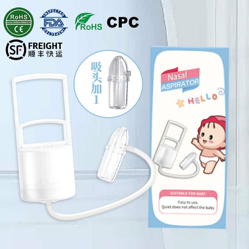 [Горячая распродажа] Ручной назальный аспиратор для детей для очистки носа, ручной назальный аспиратор для детей, устройство для облегчения заложенности носа у младенцев