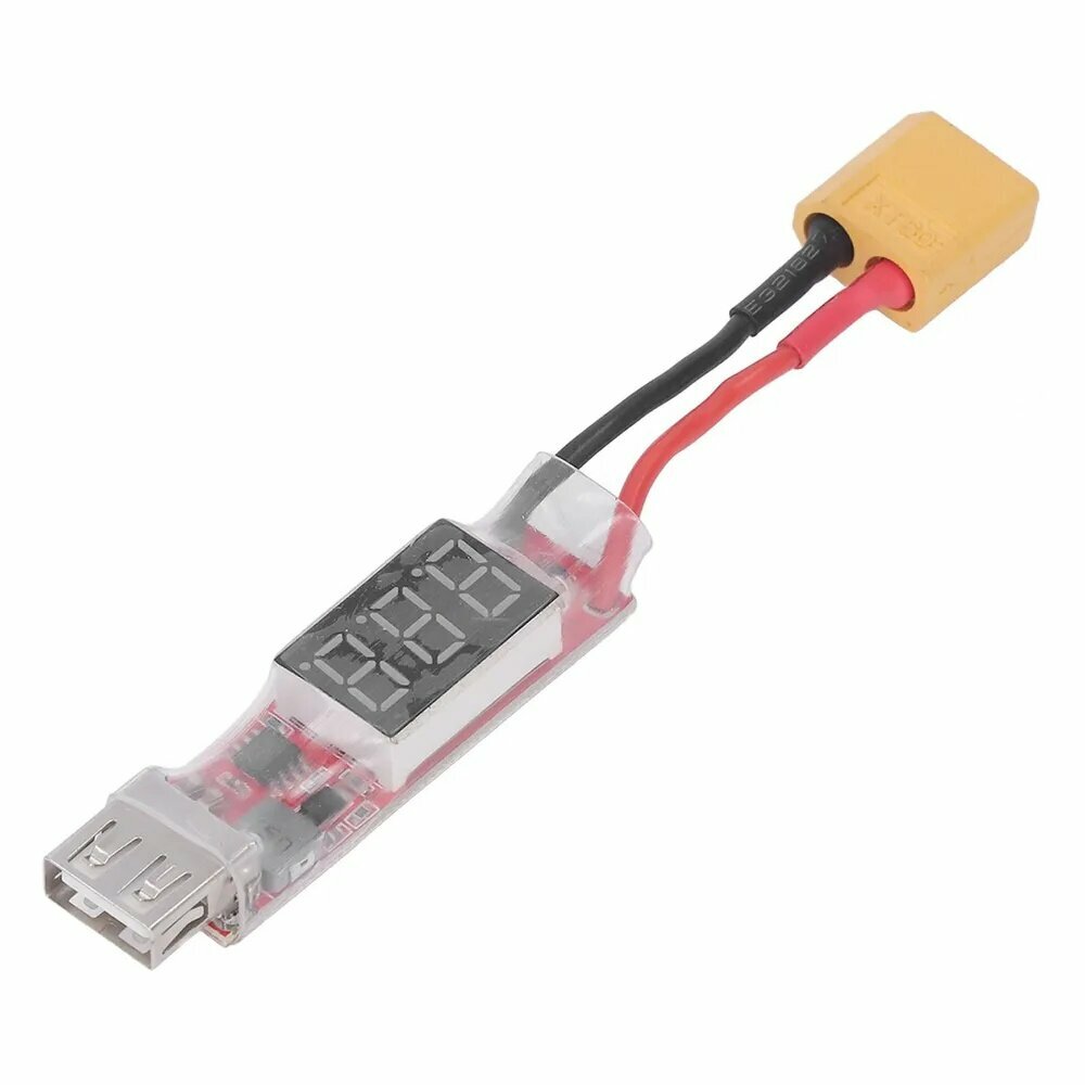 Плата-адаптер для зарядки 2-6S XT60 - USB с защитой напряжения для зарядки мобильных телефонов с литий-полимерными аккумуляторами