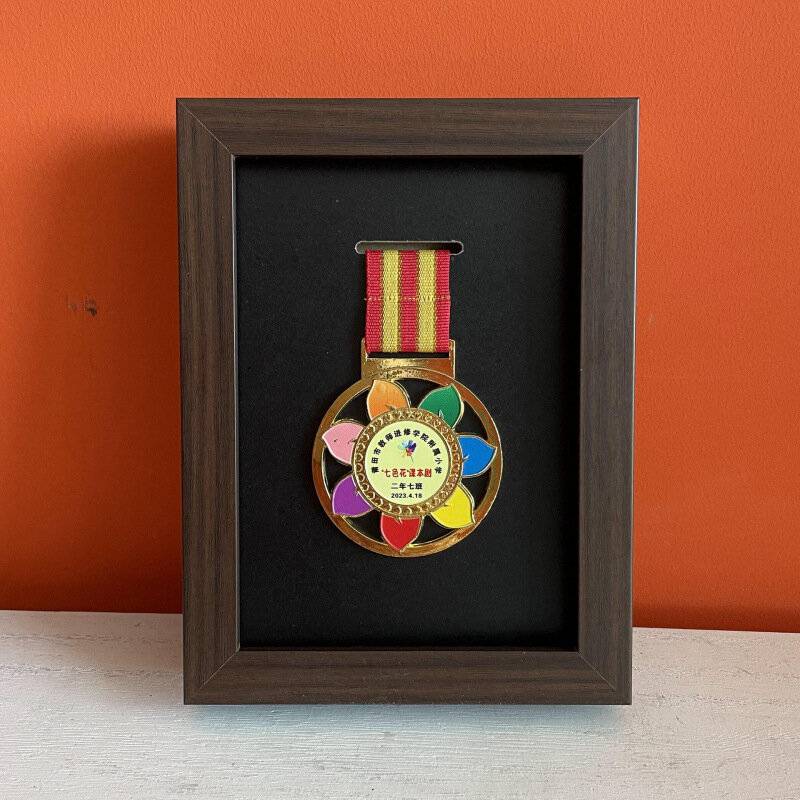 Рамка для медалей марафона, хранение медалей спортивных соревнований, настенная подвесная рамка с перфорацией