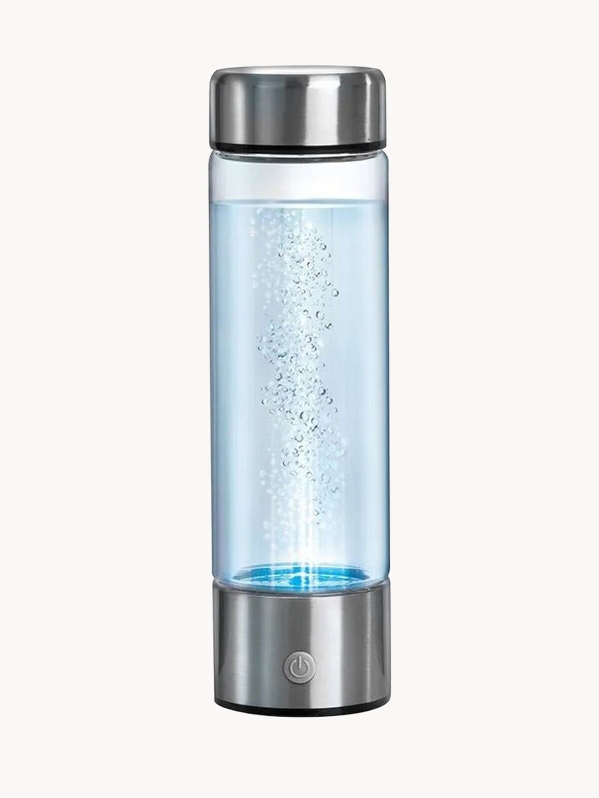 Портативный генератор водородной воды "Hydrorich", 360мл, 700ppb, серебристый