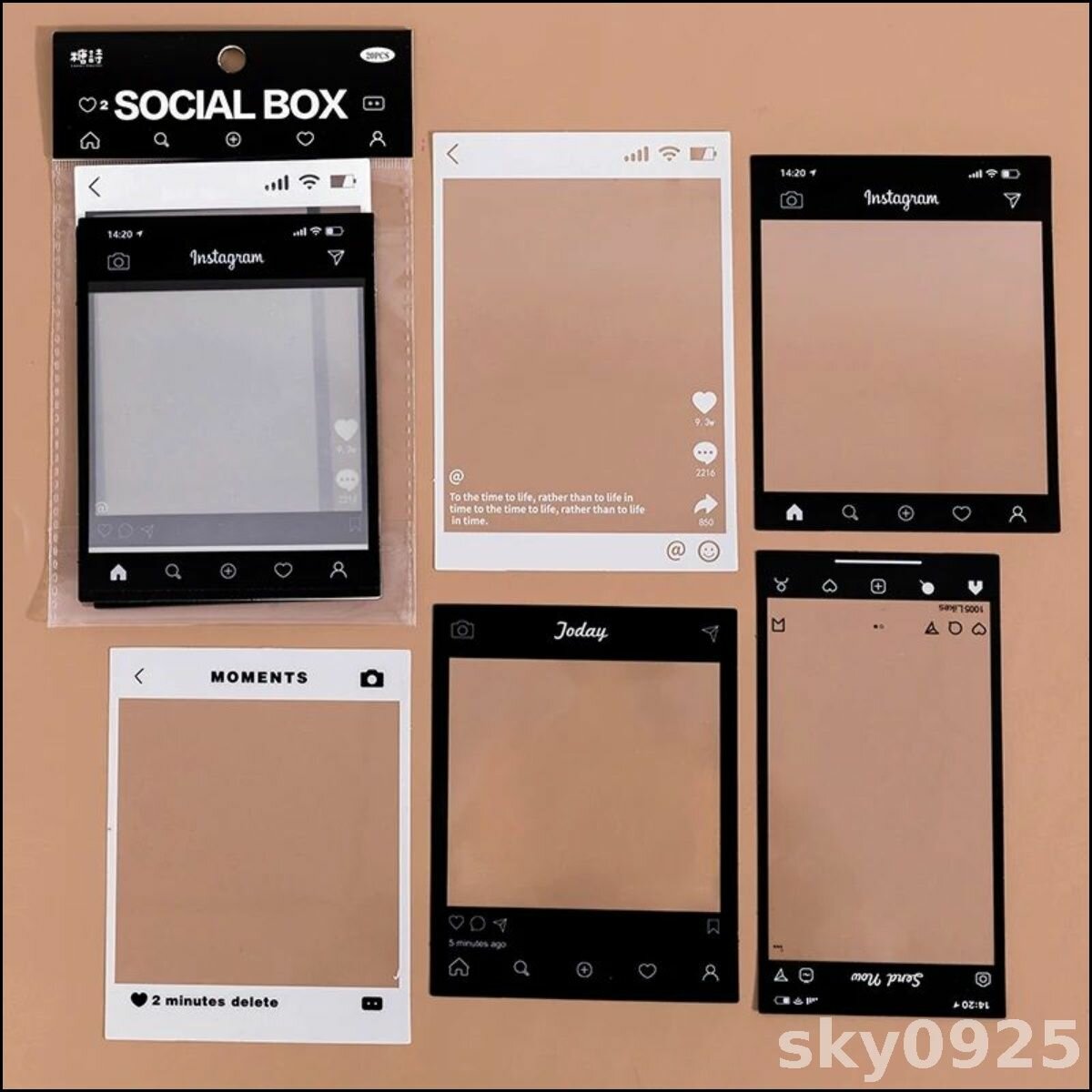 Эксклюзивный набор из 15 прозрачных декоративных рамок в винтажном стиле под кинопленку PET, предназначенных для оформления фотоальбомов, дневников и проектов скрапбукинга