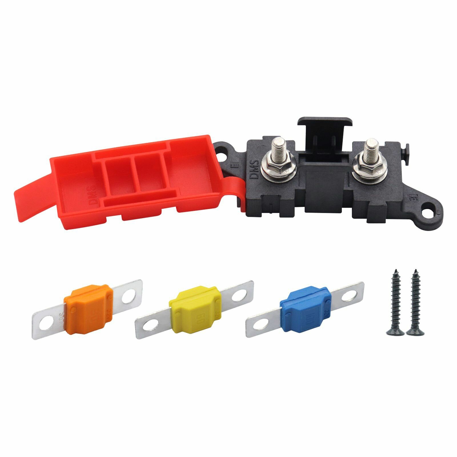 Блок предохранителей высокой мощности для авто и морских судов, термостойкий держатель на 6 предохранителей, до 200А/400А