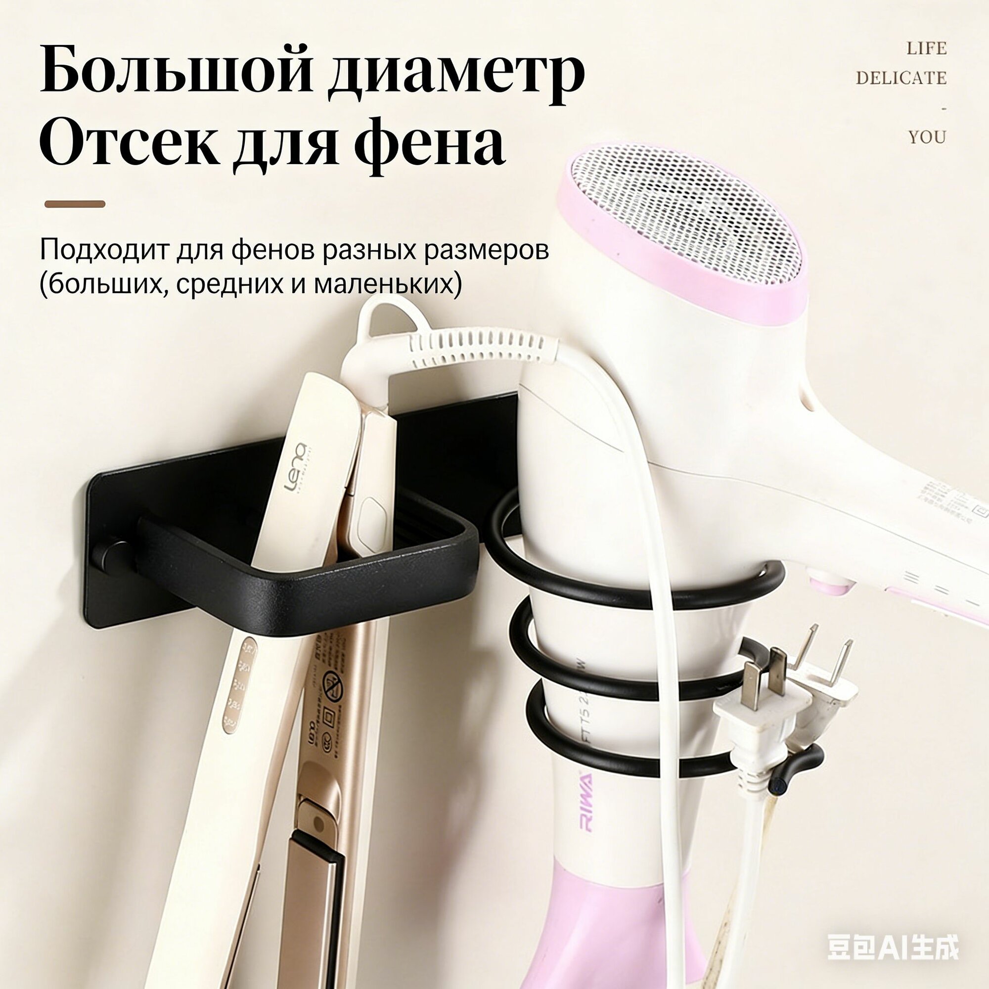 Style Home Держатель для ванной комнаты, 1 шт