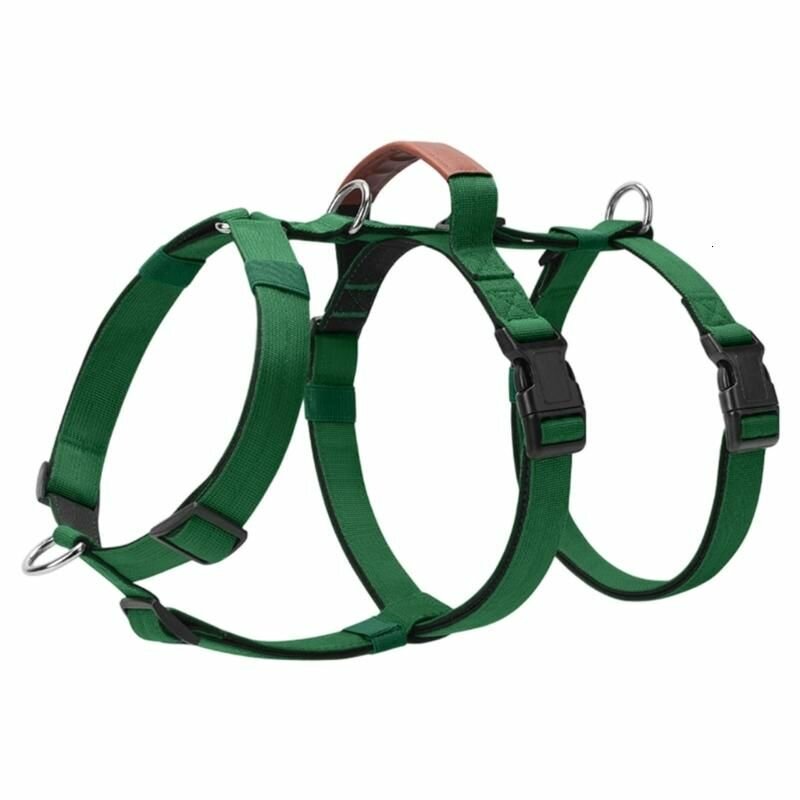 Жилетка-упряжь для собак, Зеленый - L