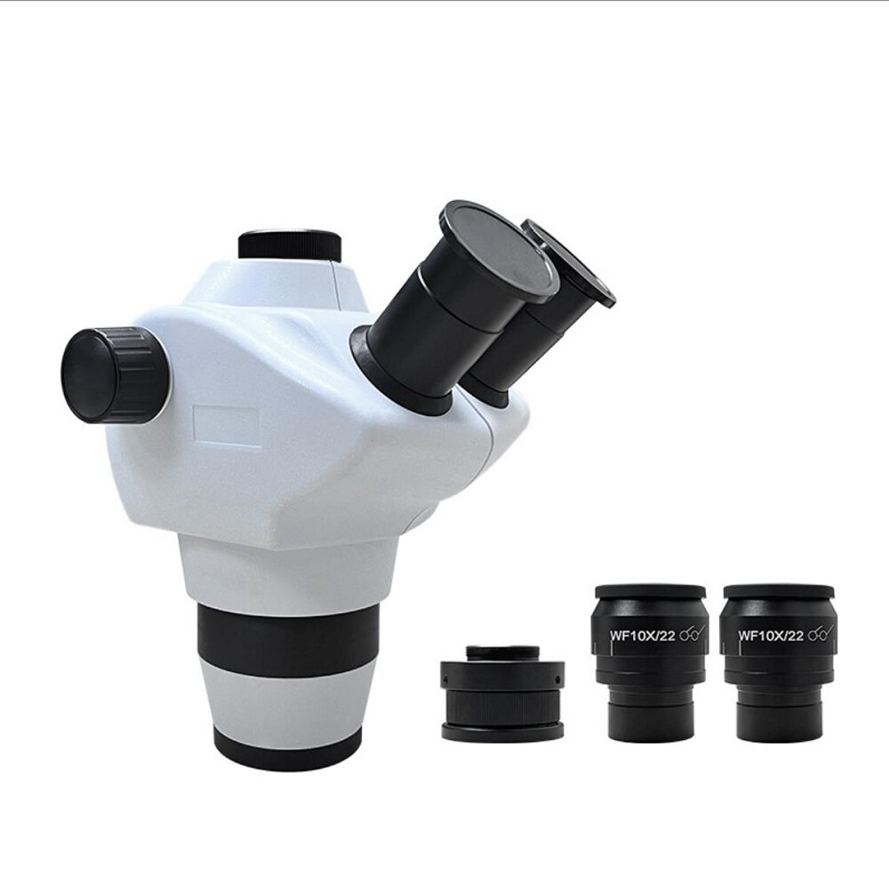 Лабораторный микроскоп AMSZOOM Professional, тринокуляр, пластик, 8-50x, черный