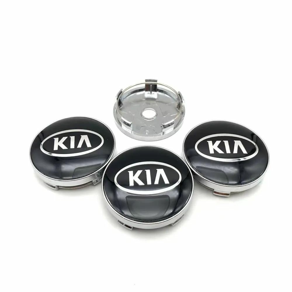 Колпачок на ступицу литого диска на автомобили KIA/Киа 60/56/10 мм 4 штуки.