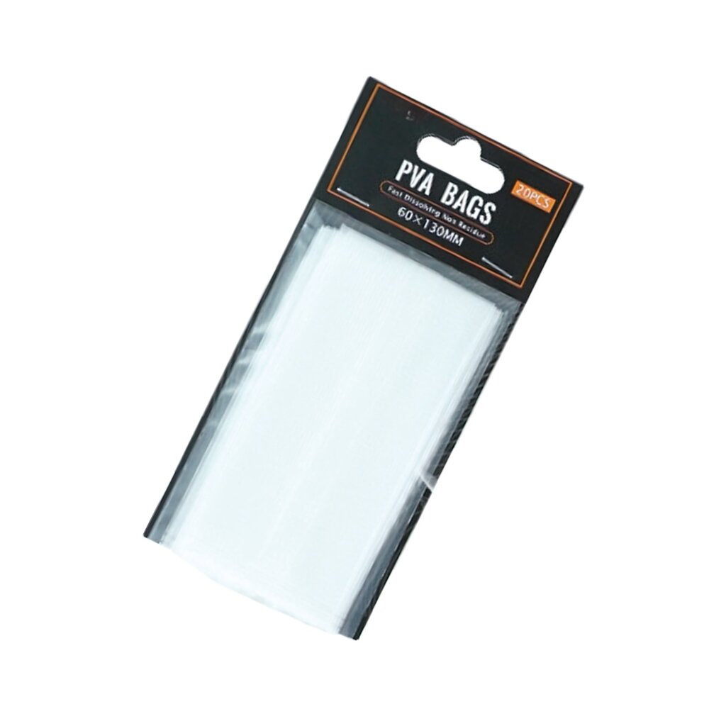 1 упаковка по 20 шт, водорастворимый пакет из ПВА-50x110 мм