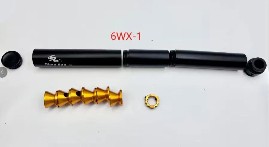 Глушитель арт. Shan bao Pcp 36 см. Чаша топливного фильтра, применимая труба 28 мм (маленькая чаша)