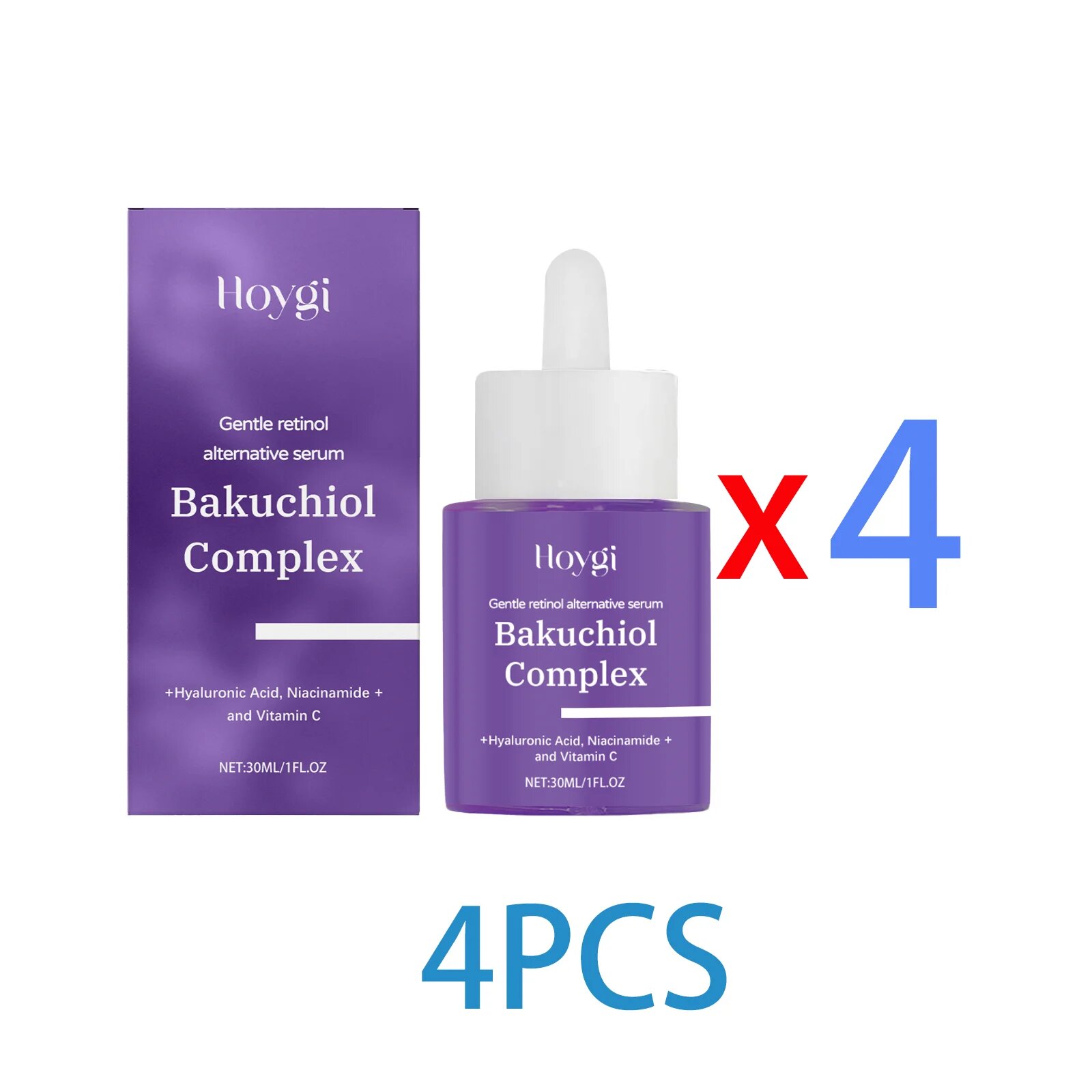 Сыворотка для лица с ретинолом, витамином С и ниацинамидом 4PCS