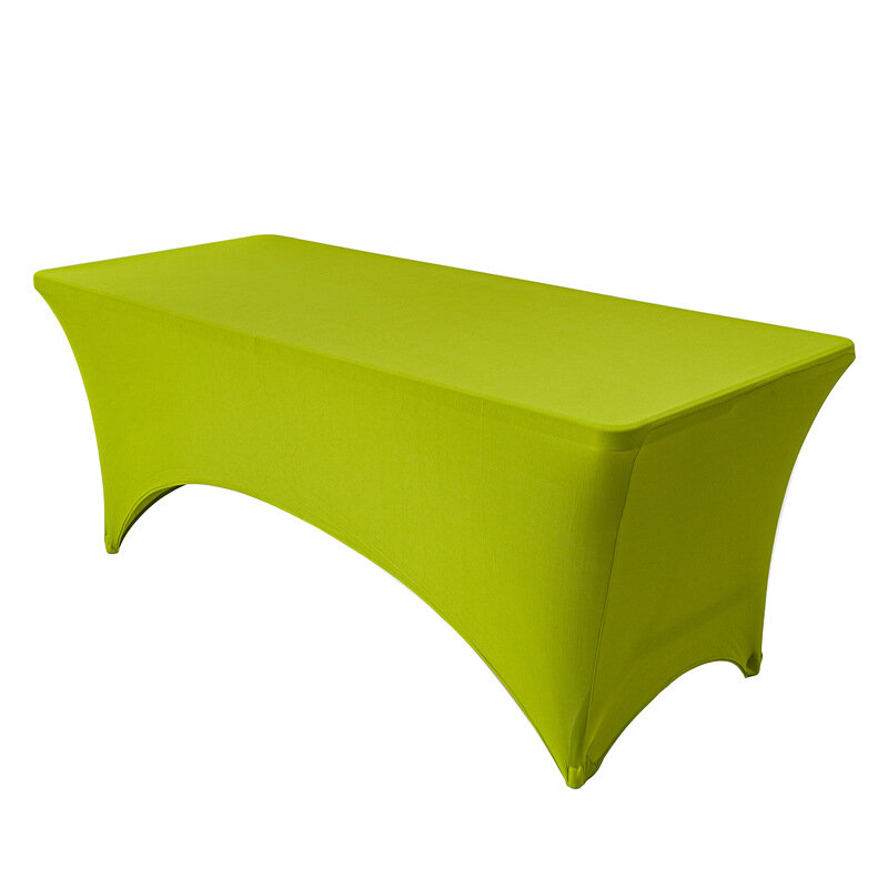 4FT 6FT Эластичный чехол для стола, чехол для барного стола, прямоугольный чехол для конференций, свадеб и банкетов, эластичная скатерть