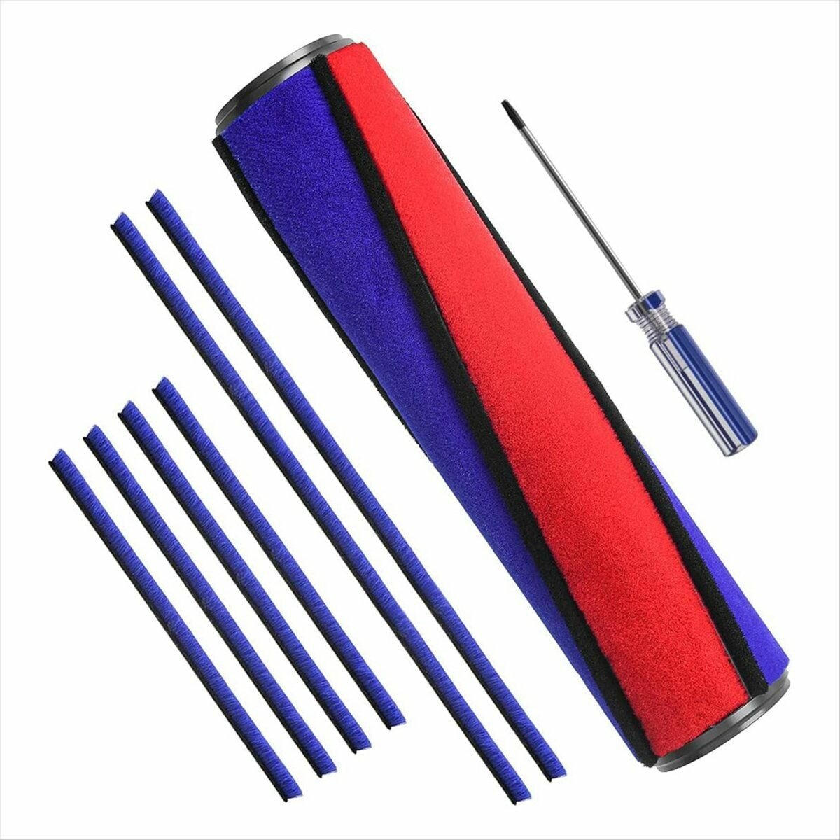 Сменная щетка-валик для пылесосов Dyson V6 V7 V8 V10 V11, мягкая насадка для напольной насадки Dyson Soft Rollers 966488-01