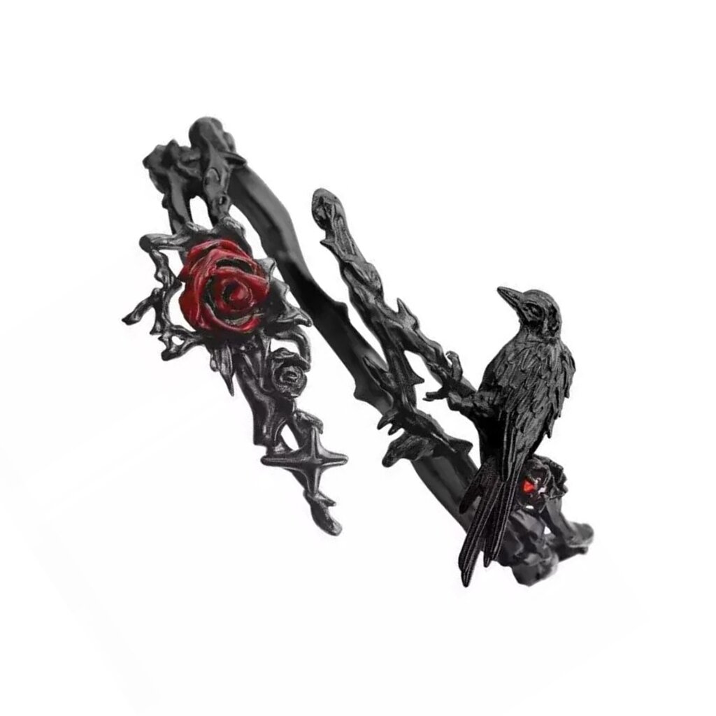 Мистический Цветок Ворона Создает Регулируемые Украшения на Запястье для Укладки