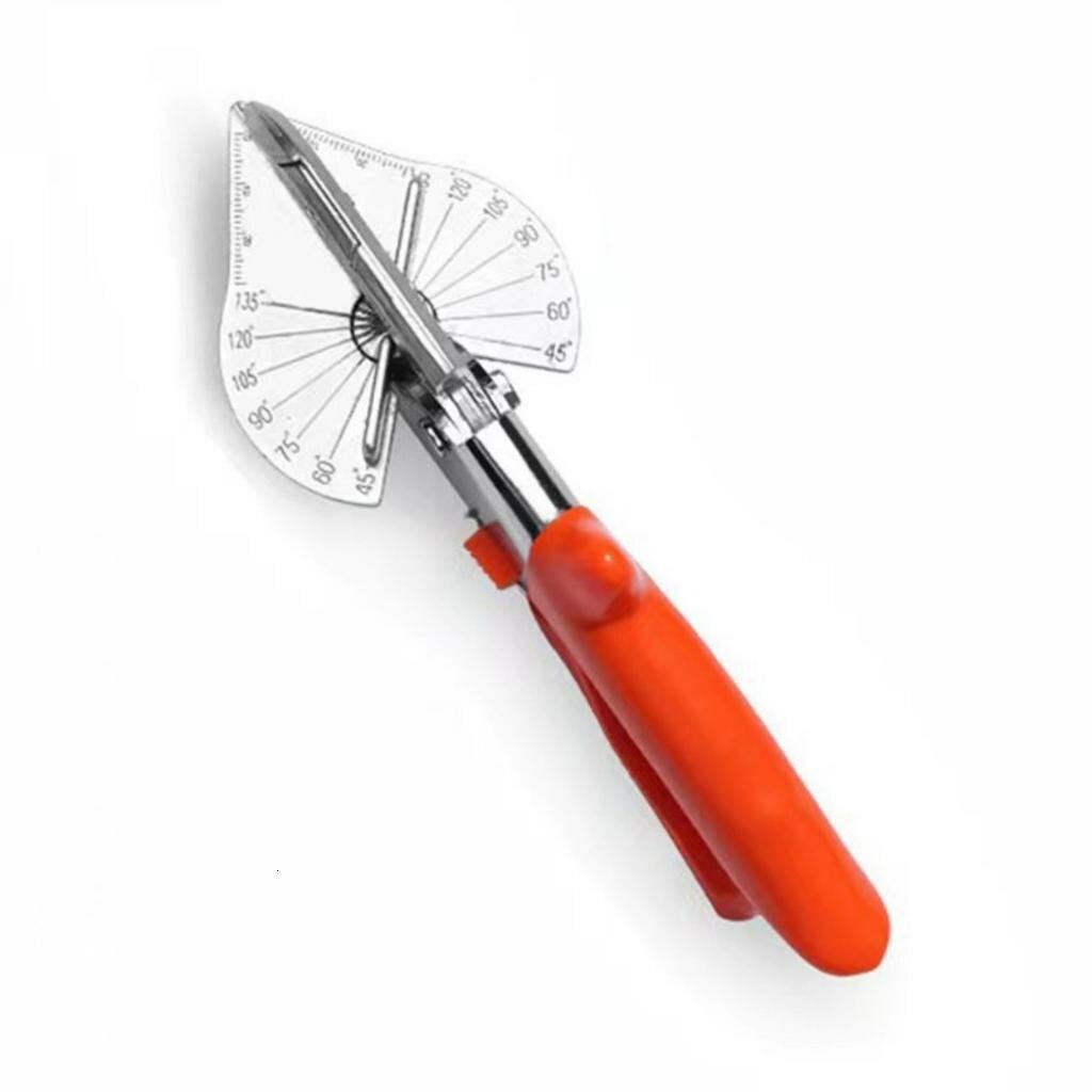 Регулируемые ножницы для резки под углом 45°-135°, Оранжевая ручка