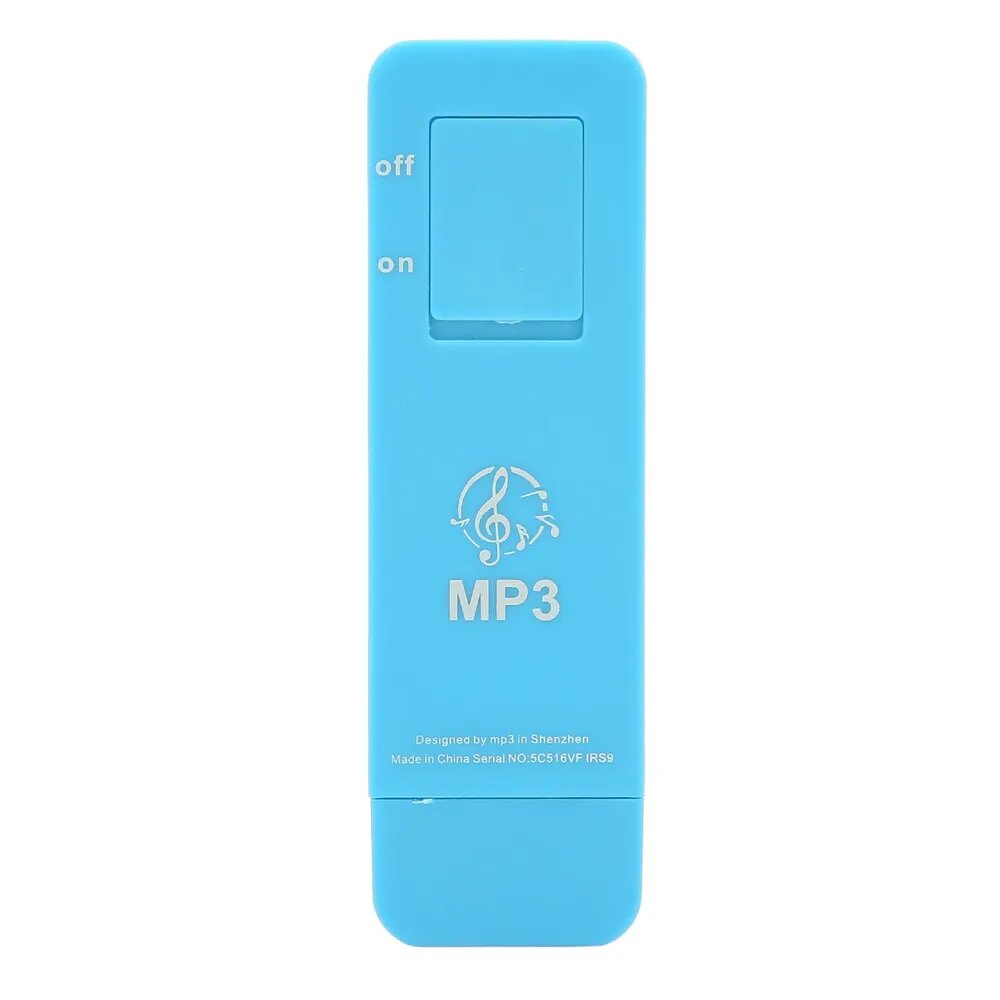 MP3-плеер 64 ГБ синий MP3 плеер портативный музыкальный плеер с FM-тюнером — фото 1