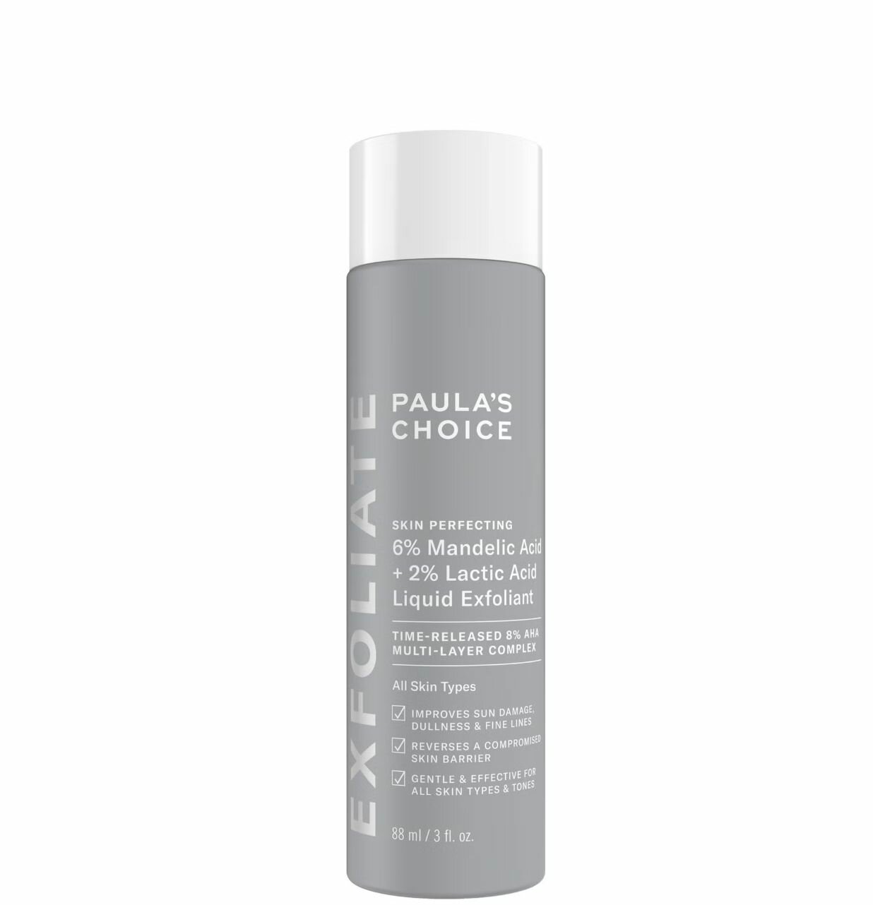 Paula's Choice Пилинг на основе миндальной и молочной кислот Skin Perfecting 6% Mandelic Acid + 2% Lactic Acis Liquid Exfoliant 88ml