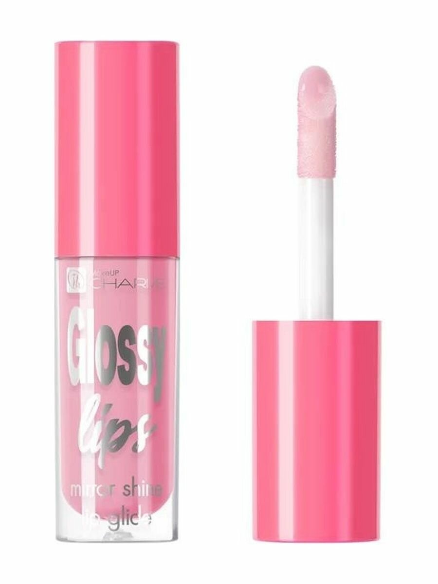 CHARME Глайд для губ Glossy Lip зеркальный, 4,8 г, 101 Розовый
