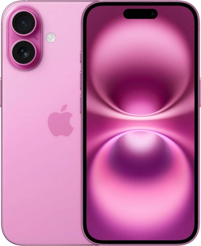 Смартфон Apple iPhone 16, 512Gb, Dual eSIM, Pink (Розовый)