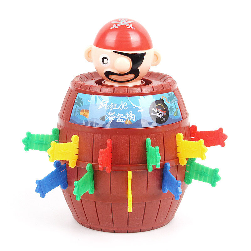 [Один кусок волос] Лерси кусает руку крокодила кусает акулу зубы игрушка кусает пальцы взрослых Пиратская бочка