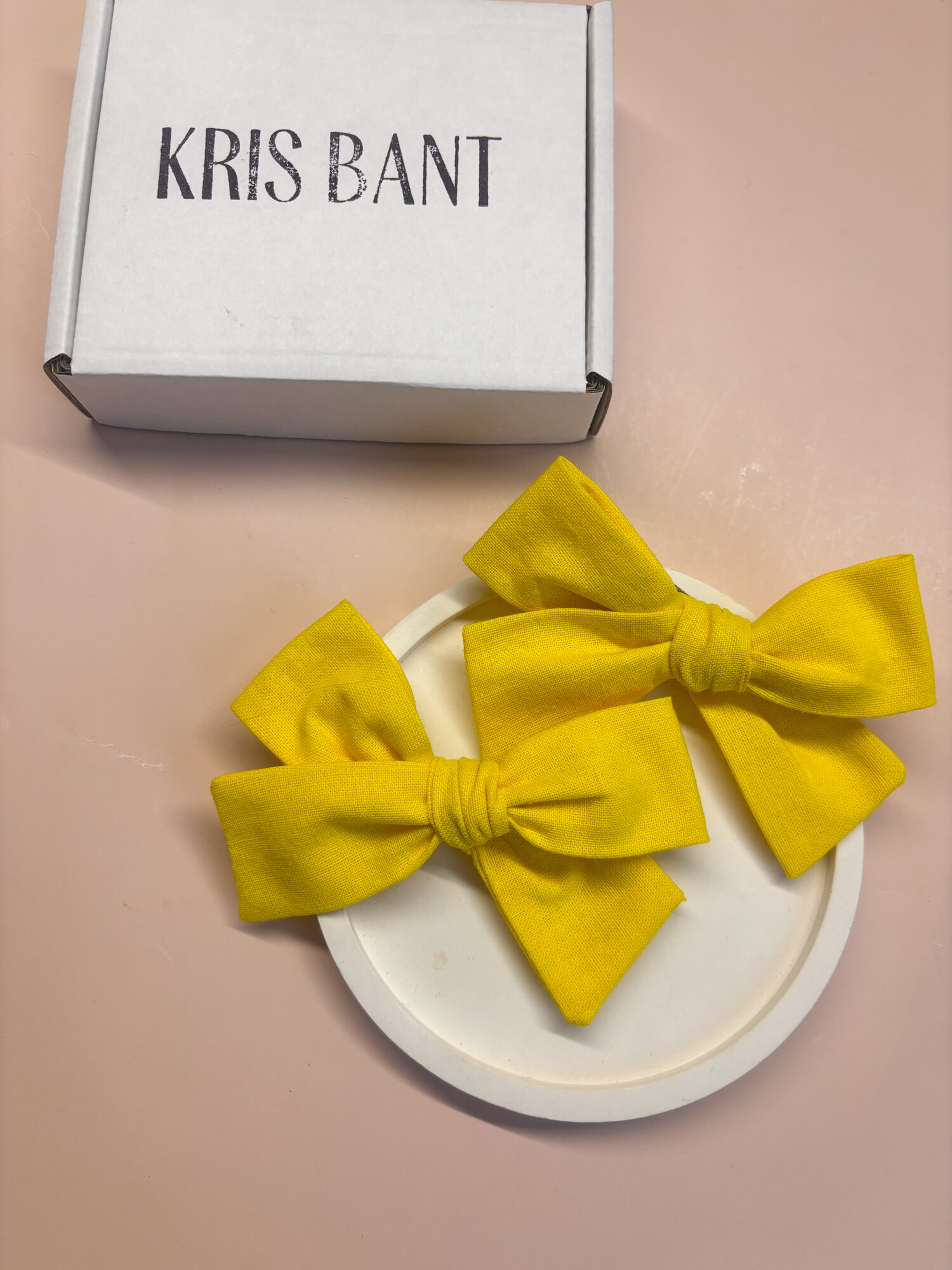 Заколки бантики детские для волос 2 штуки