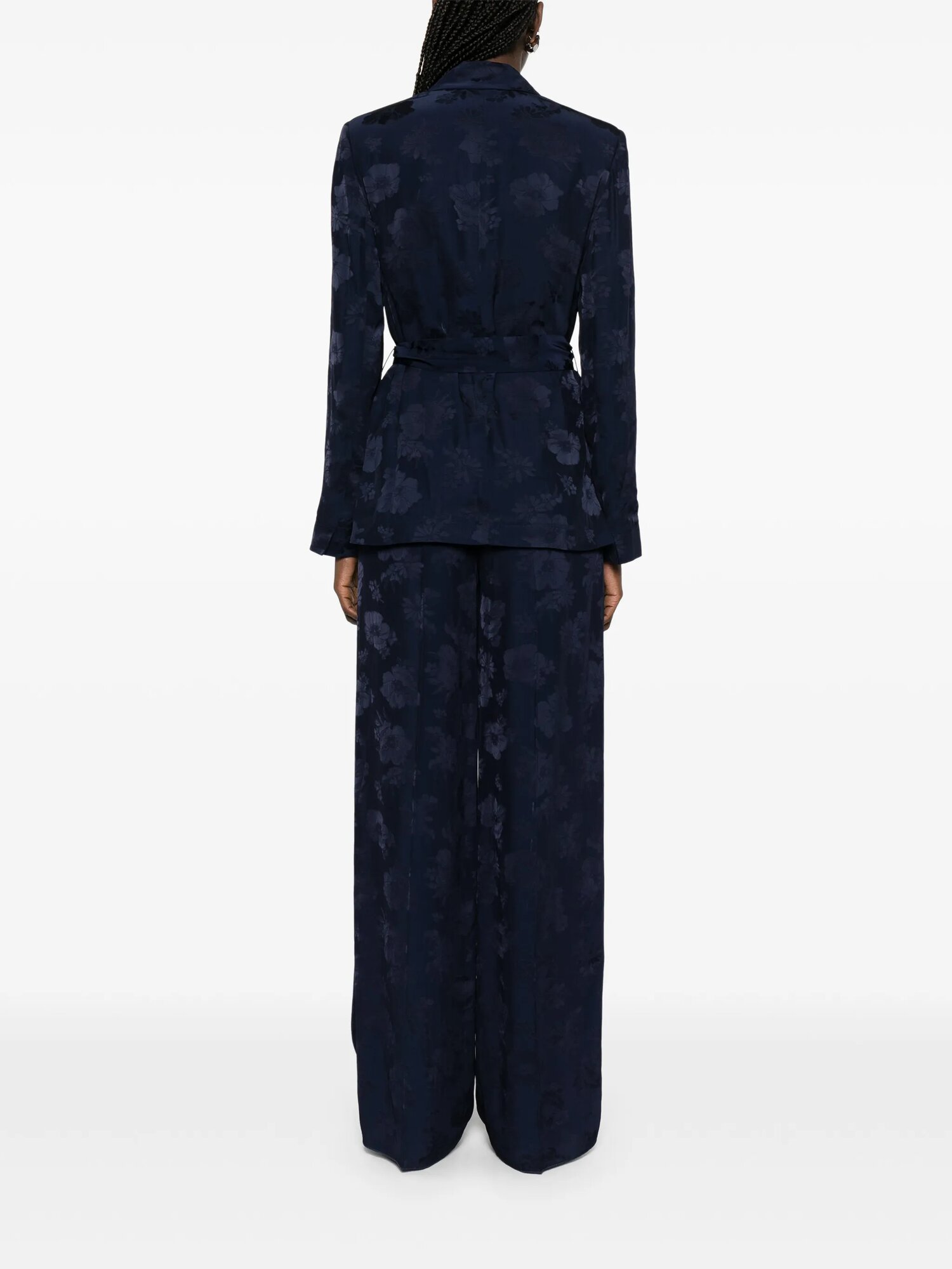 Куртка Forte Forte Floral tie jacket, размер 42, blue — фото 1