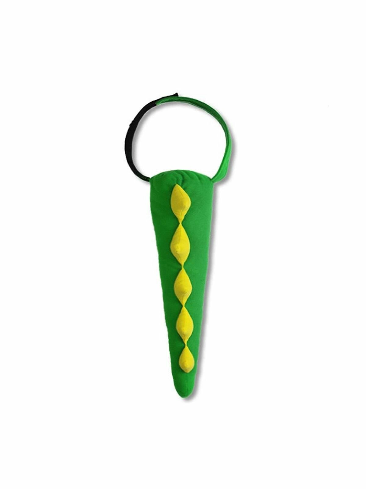 Плюшевый хвост динозавра для детей, Зеленый