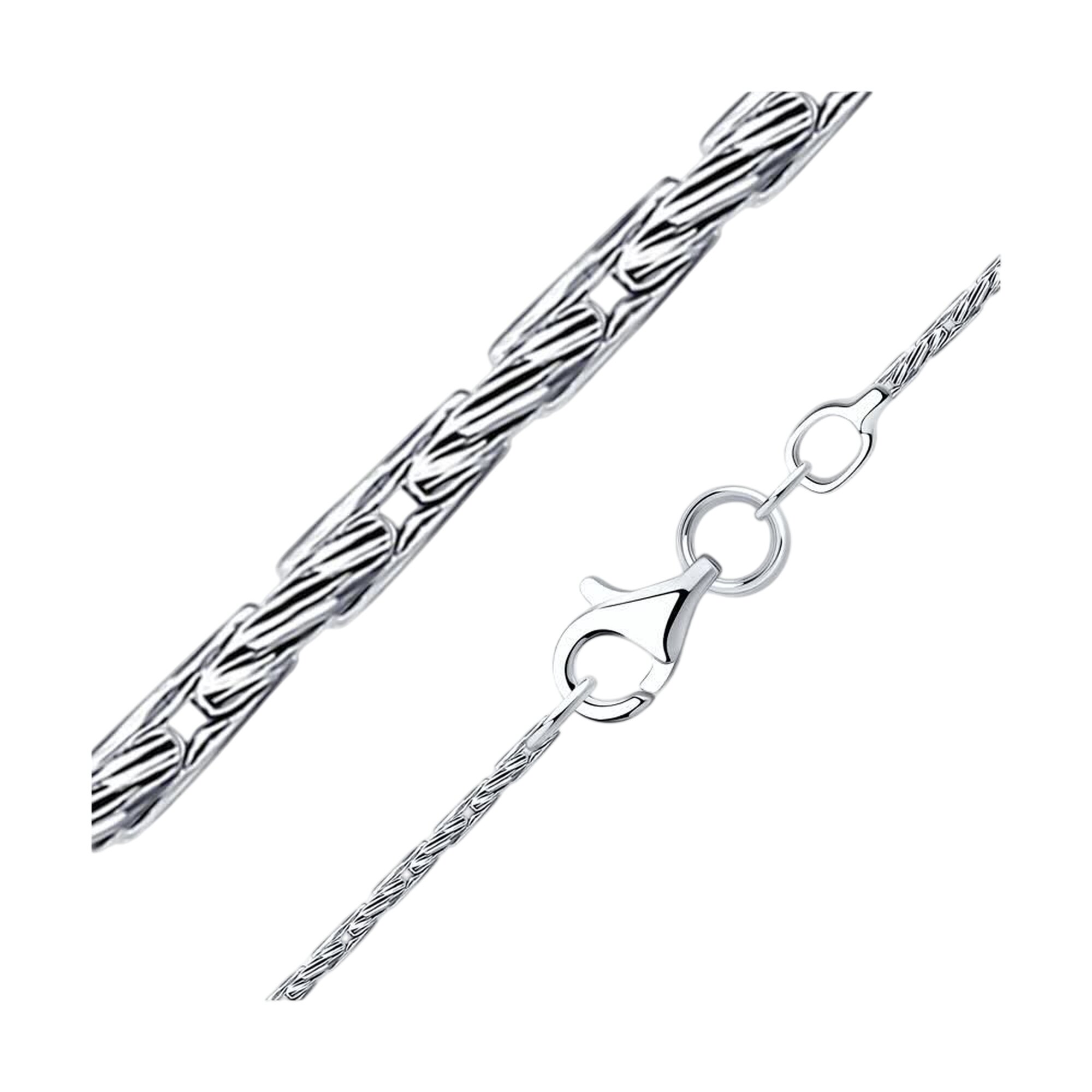 Цепь серебро, 925 проба, родирование