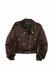 Куртка Karl Lagerfeld Satin biker jacket, размер 44, brown
