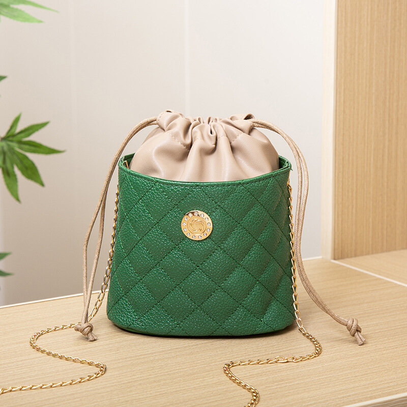 Простая сумка-ведро, новинка осень-зима 2022, женская модная сумка, дешевые женские сумки для трансграничной торговли.