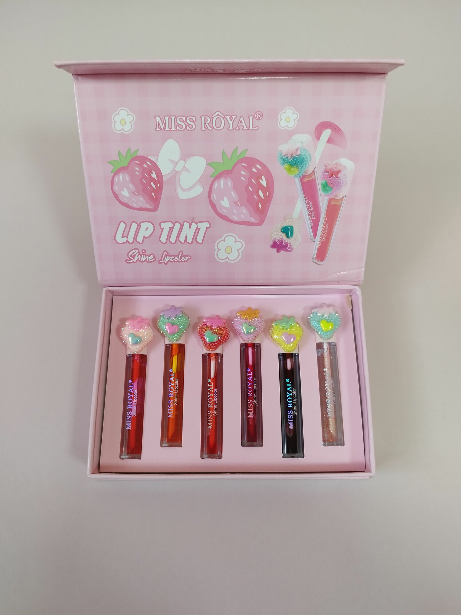 Подарочный набор тинтов для губ,6 шт