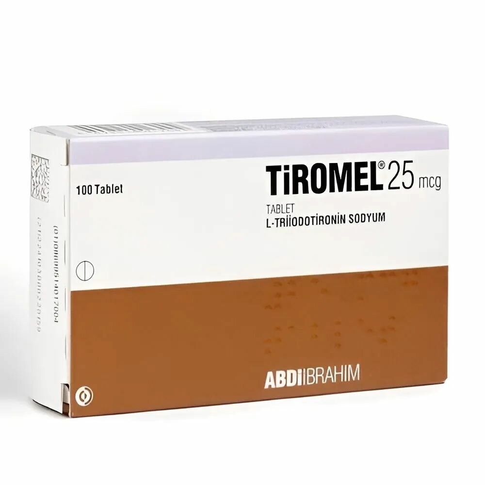 Тиромель (Tiromel) 25мкг №100