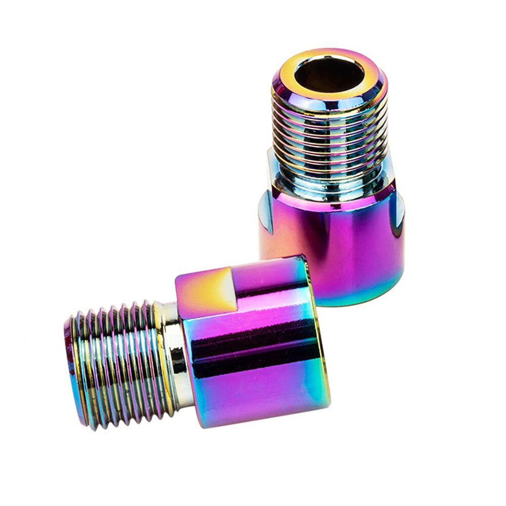 ZTTO 1 Pair MTB Road Bike Pedal Extenders Bicycle Pedal Adapter Extended Pedal Spacer Fit for 9/16in Spindle Pedal Extended 16mm/0.63in 20mm/0.79in Material Chrome-Molybdenum Steel Size 16mm: 18*18*28mm 20mm: 18*18*33mm Weight 16mm: 42g 20mm: 56g