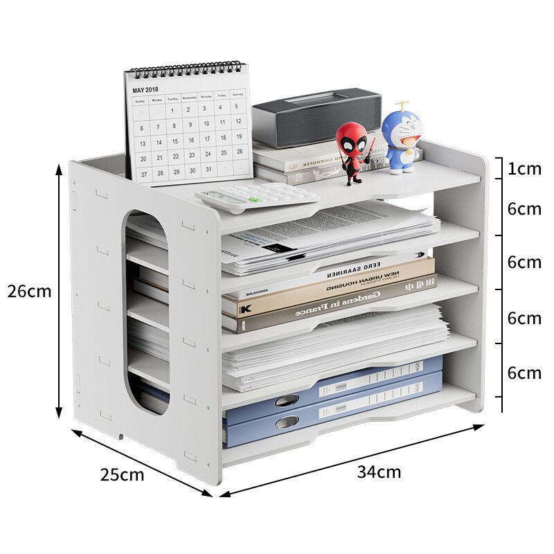Офисный файловый стеллаж, настольный органайзер, держатель документов, коробка для журналов, органайзер для бумаги A4 A5, органайзер для скрапбукинга