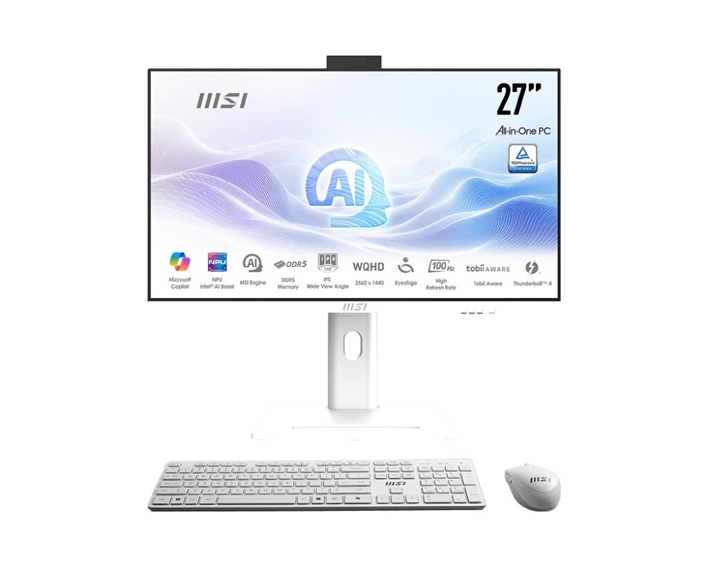 Моноблок MSI Modern AM273QP AI 1UM-094XRU 27" WQHD Core Ultra 7 155H