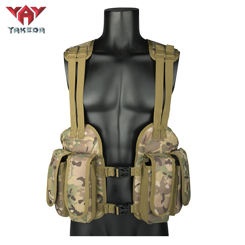 2026YEKEDA Сигнальный жилет CS Боевое снаряжение Одиночный солдат Камуфляжный жилет Уличный жилет для мужчин