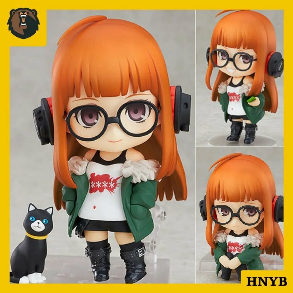 Фигурка Нендороид Персона 5 Футаба Сакура / Persona 5 Futaba Sakura подарок для фаната (10 см) 963