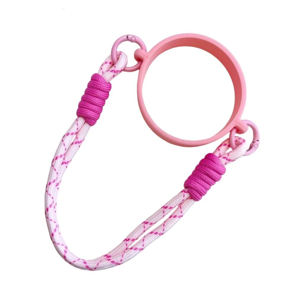 Силиконовая насадка на кружку 25 г, Розовый - Двойная петля для чашки Lo