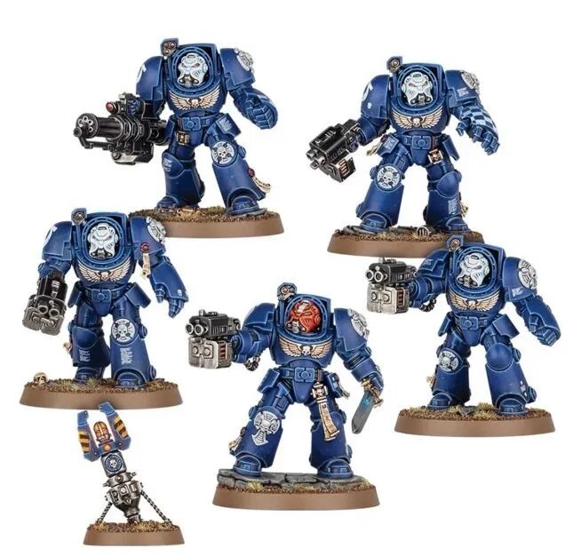 Вархаммер 40к смола / Leviathan space marine / Warhammer 40000 миниатюры