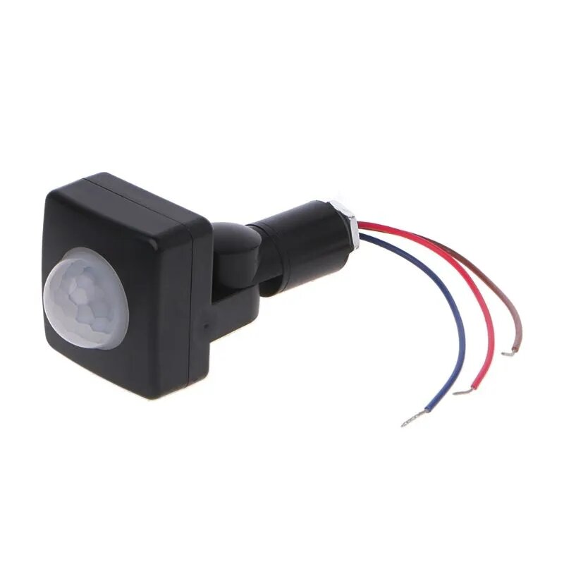 Инфракрасный датчик движения LED 100W, Черный