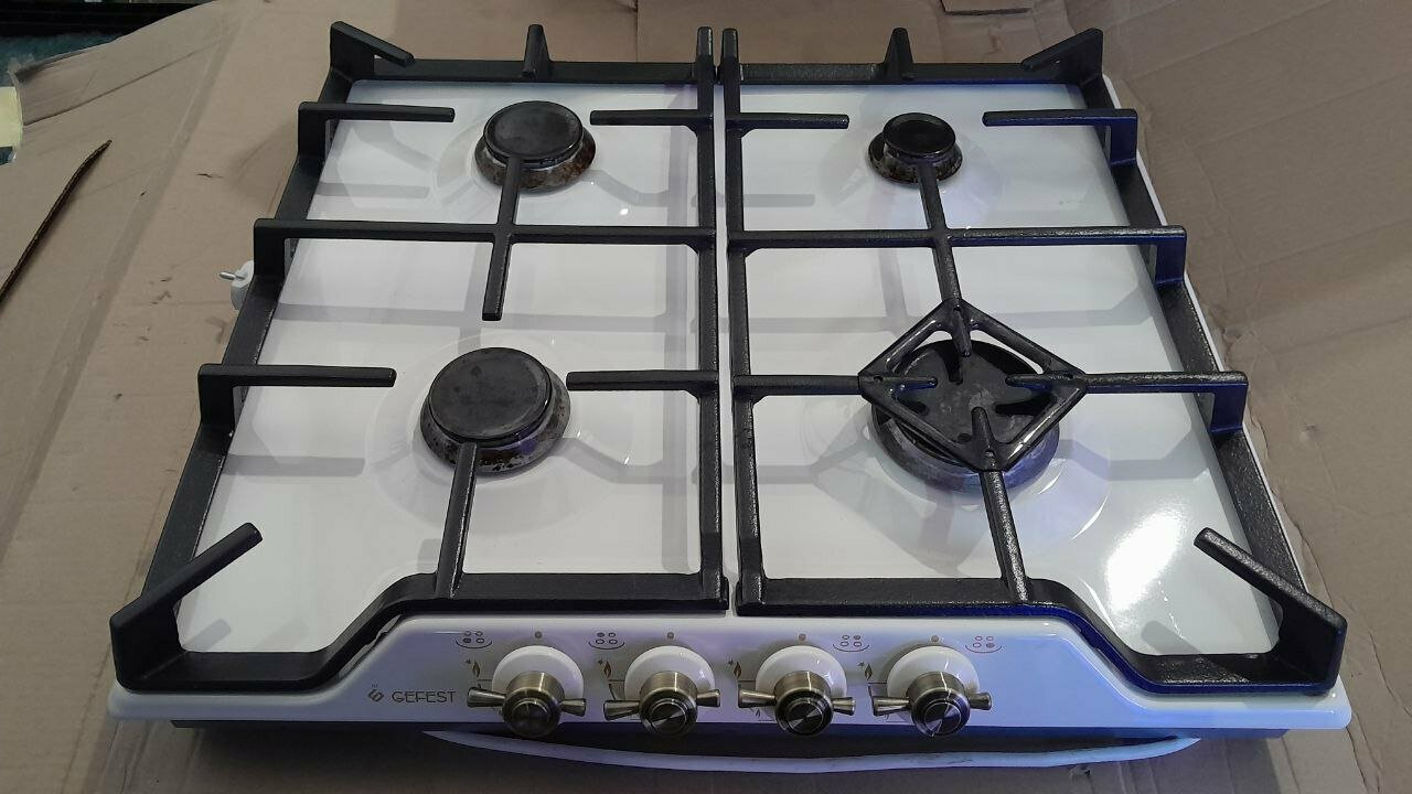 Поверхность газовая GEFEST ПВГ 1212 К55 кремовый эмаль (уценка)