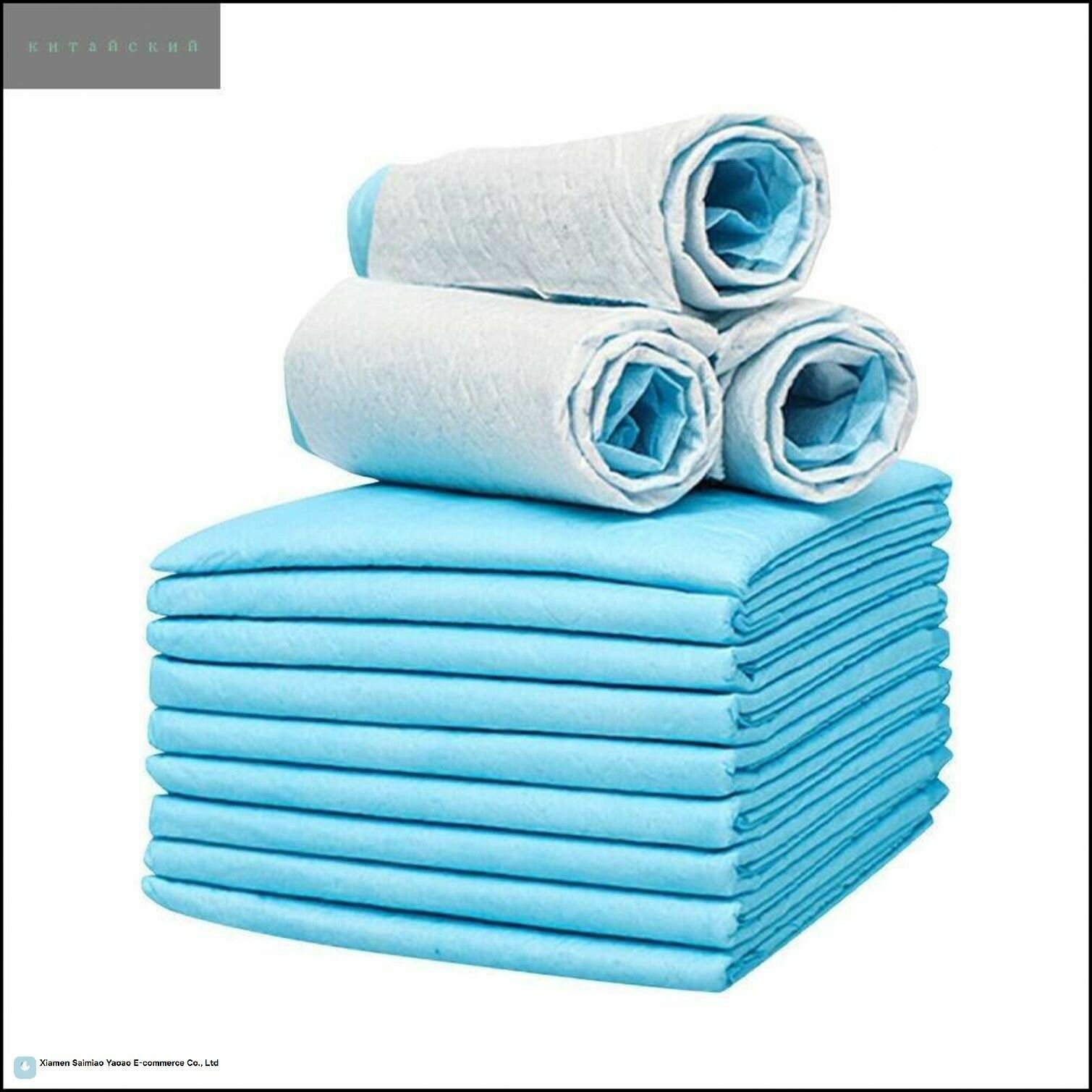 Подгузники для домашних животных 33х45 см - 10 шт, Одноразовый впитывающий гель кошек и собак, Подгузник туалета